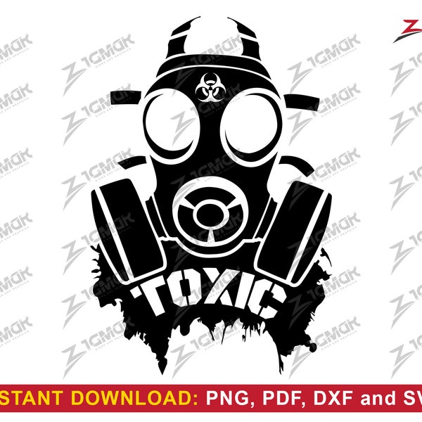 Gas Mask Svg - Etsy