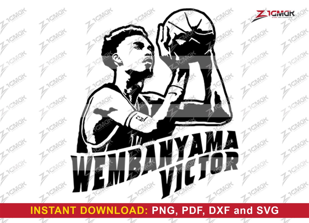 Victor Wembanyama SVG Instant Download Digital Files Png - Etsy