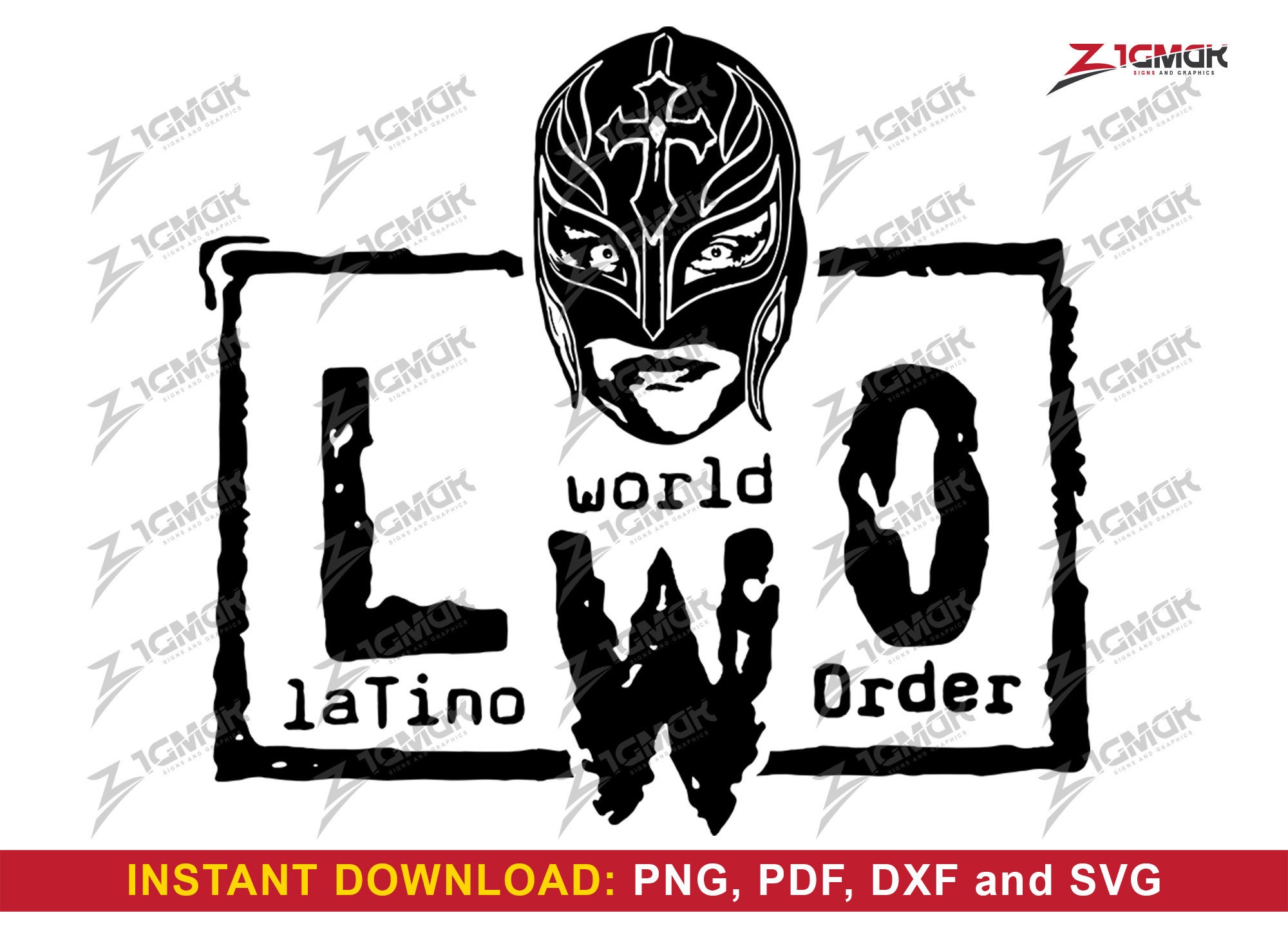 Rey Mysterio Mask Coloring Pages