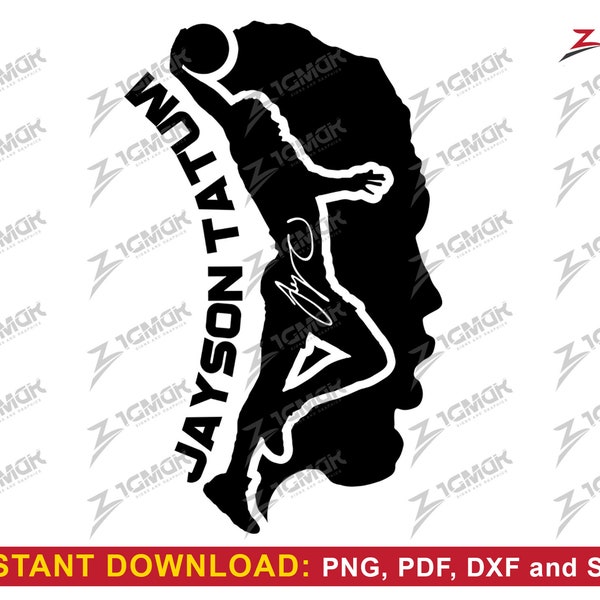 Jayson Tatum Png Svg - Etsy