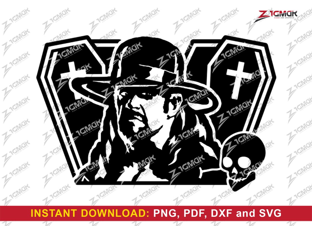 The Undertaker Svg Instant Download Digital Files Png Pdf - Etsy
