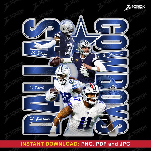 Dallas Cowboy Sublimation Design Tumbler - Etsy