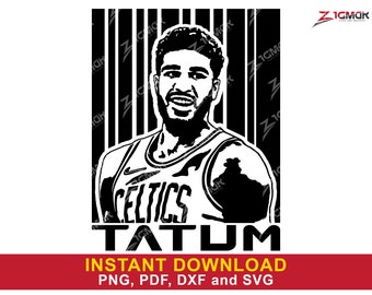 Jayson Tatum Vector - Etsy UK