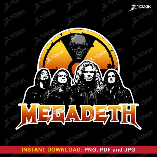 Digital Megadeth Svg - Etsy UK
