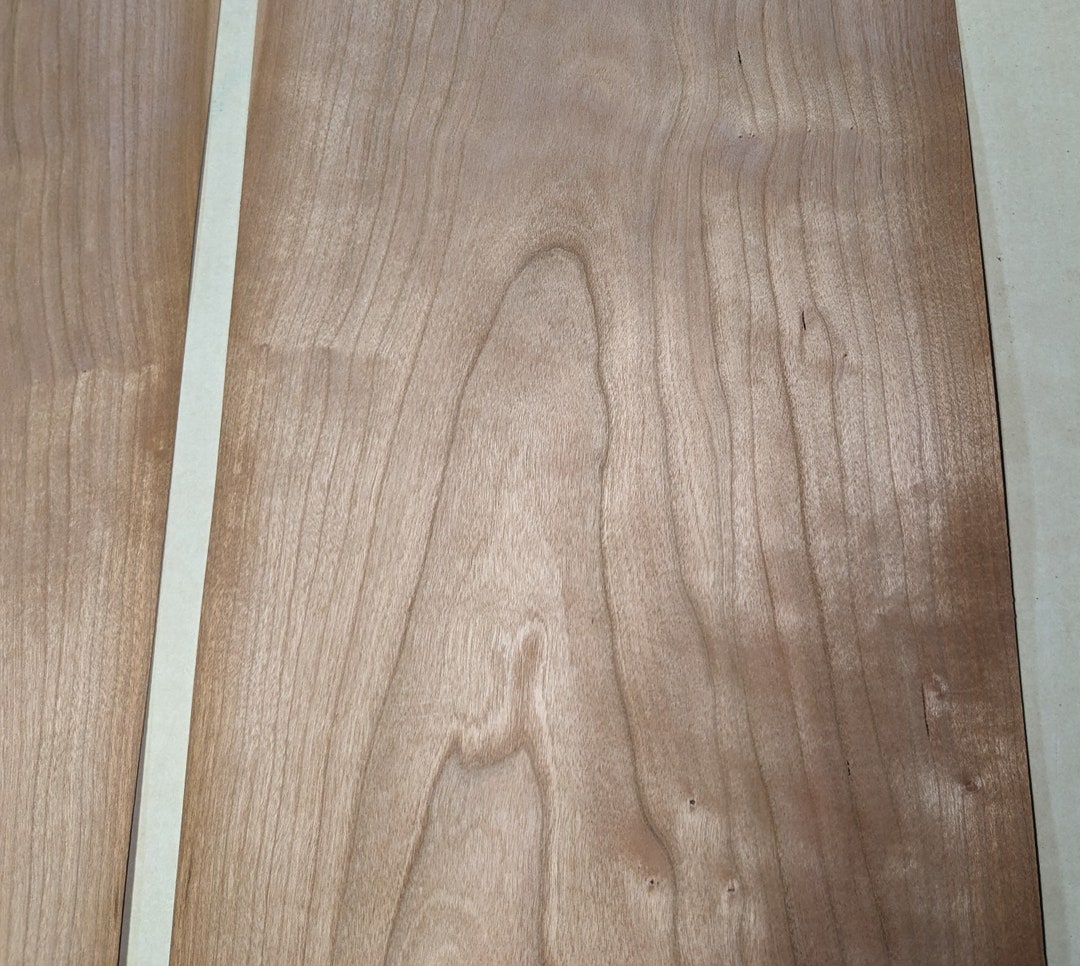 Cherry Veneer Natural Wood Flitch, Hobby Woodworking Marquetry - Etsy