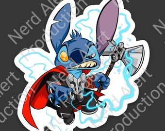 Thor Stitch Sticker - Etsy