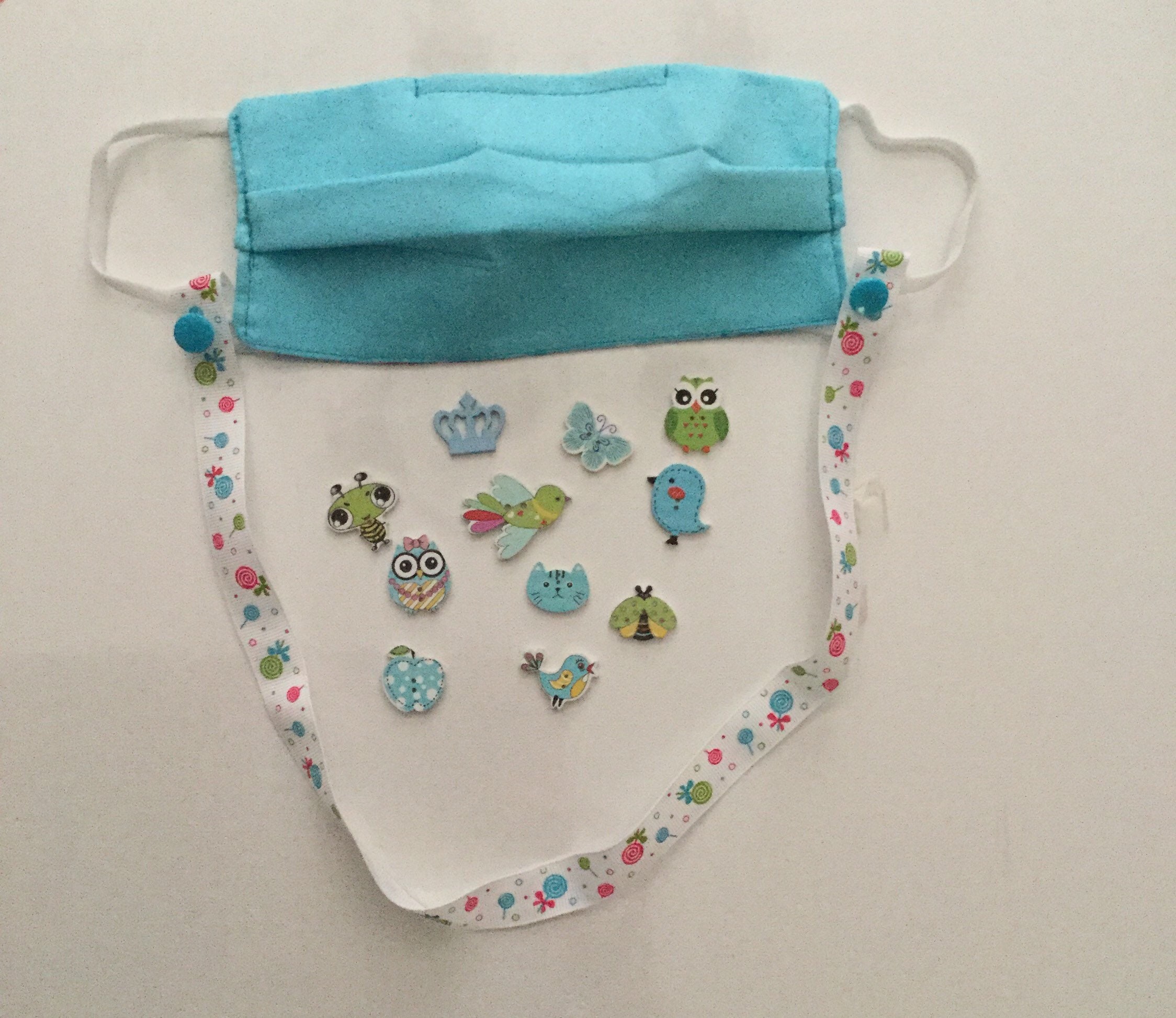 100% Cotton Frozen Face Mask 3 Layer Pleated with Nose Wire | Etsy