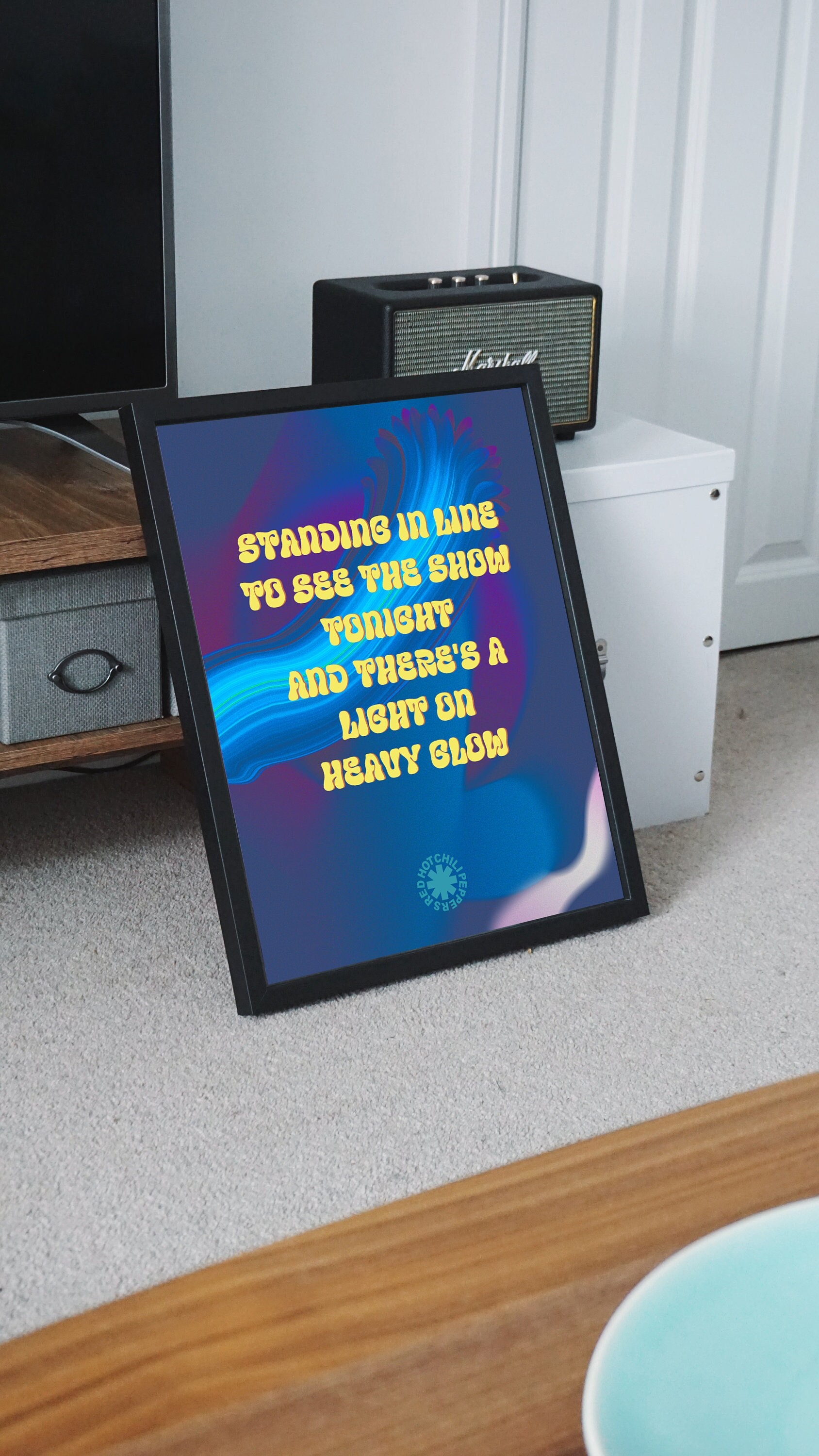 RHCP Poster Art Wall Decor Red Hot Chili Peppers Inspiring - Etsy