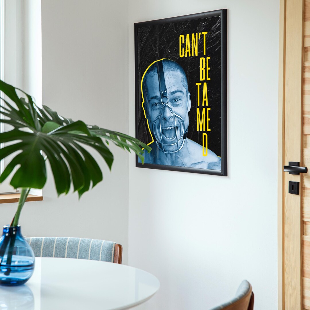 Brad Pitt Print, Wall Art Print, Above Bed Decor, Brad Pitt, Movie ...