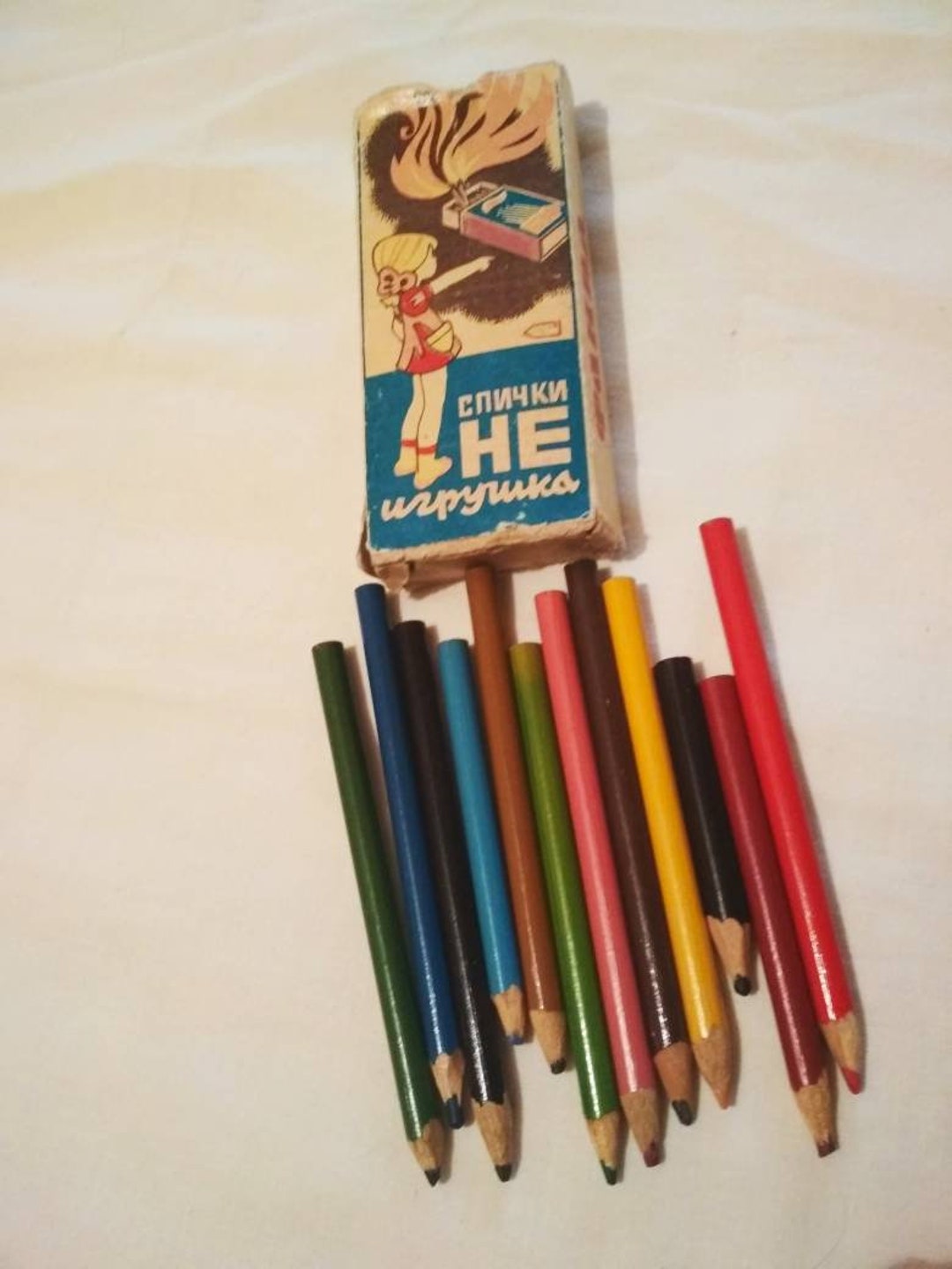 Pencils Vintage Soviet USSR Pencils Souvenir Collectibles Rare Vintage ...