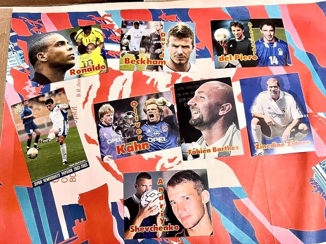 Cards Vintage Lot of Soccer Cards Footballers With Biographies Rare ...