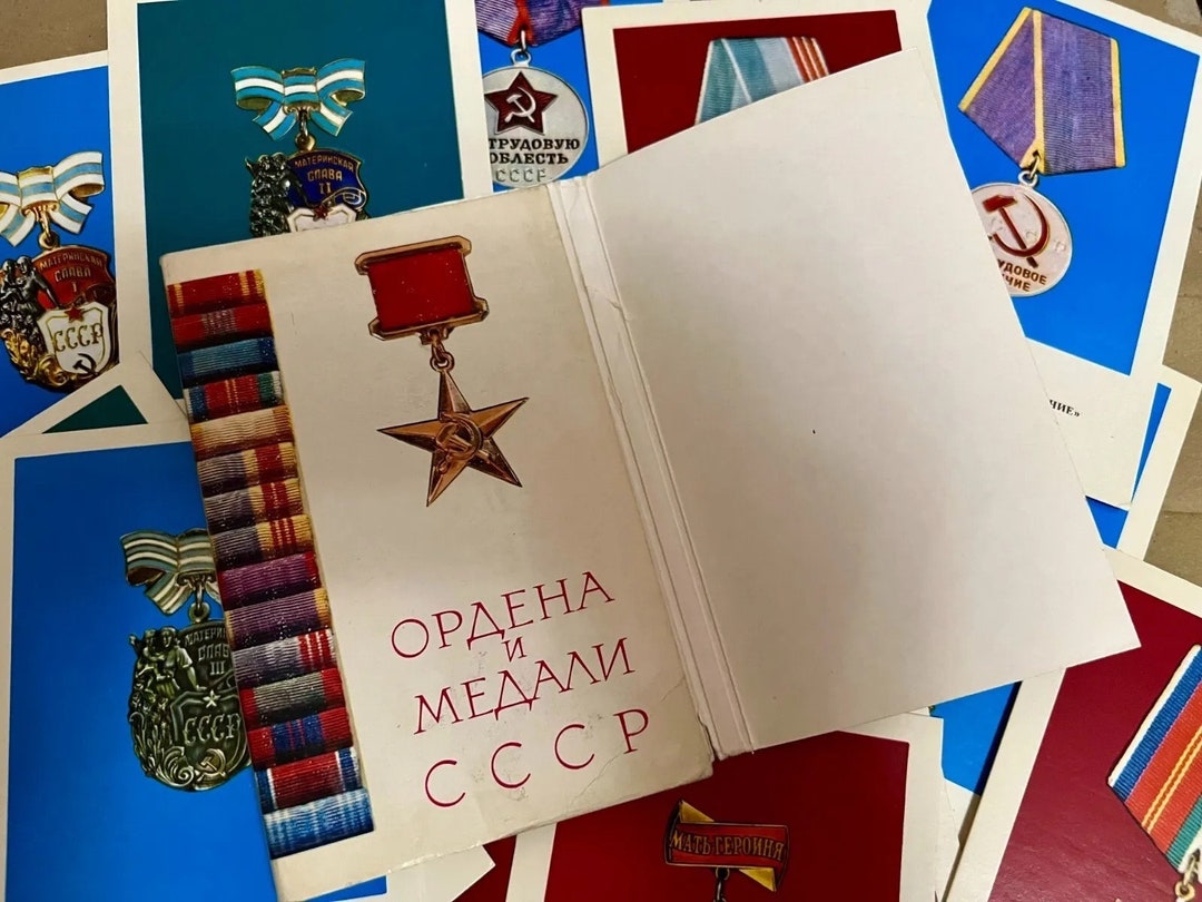 Set of 22 Rare Vintage USSR Postcards Collectible Soviet Postal Orders ...