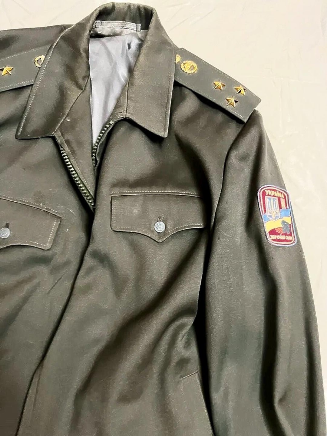 Jacket Artillery Military Jacket Armed Forces Officer Colonel ...