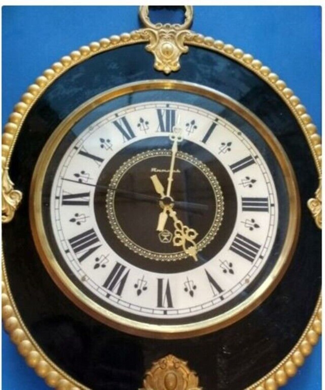 Vintage Soviet Amber Amber Wall Clock GOST USSR Rare Collectible - Etsy