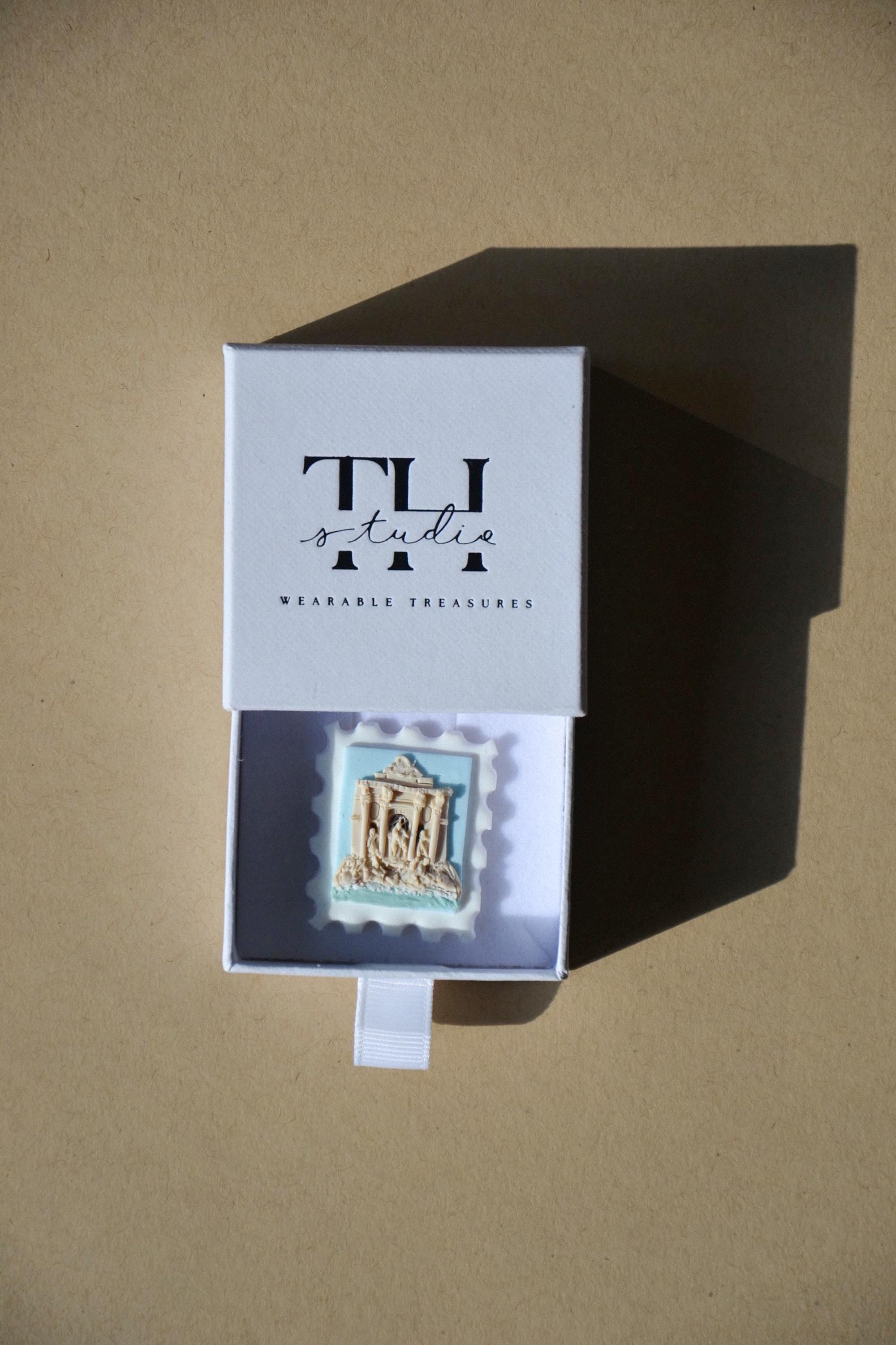 Rome Italy Post Stamp Magnet: Polymer Clay Travel Gift - Etsy