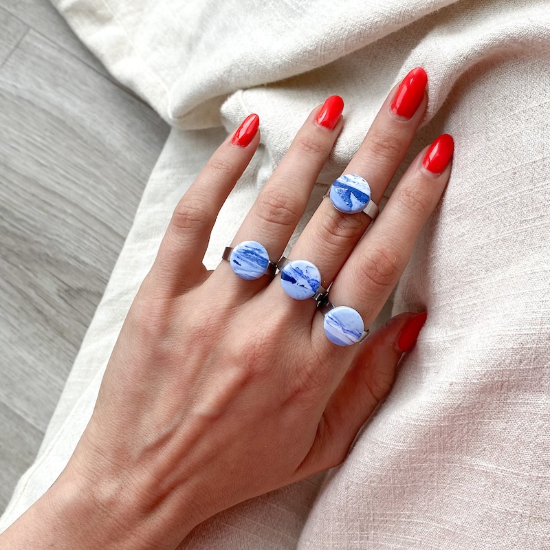 Polymer Clay Ring - Etsy