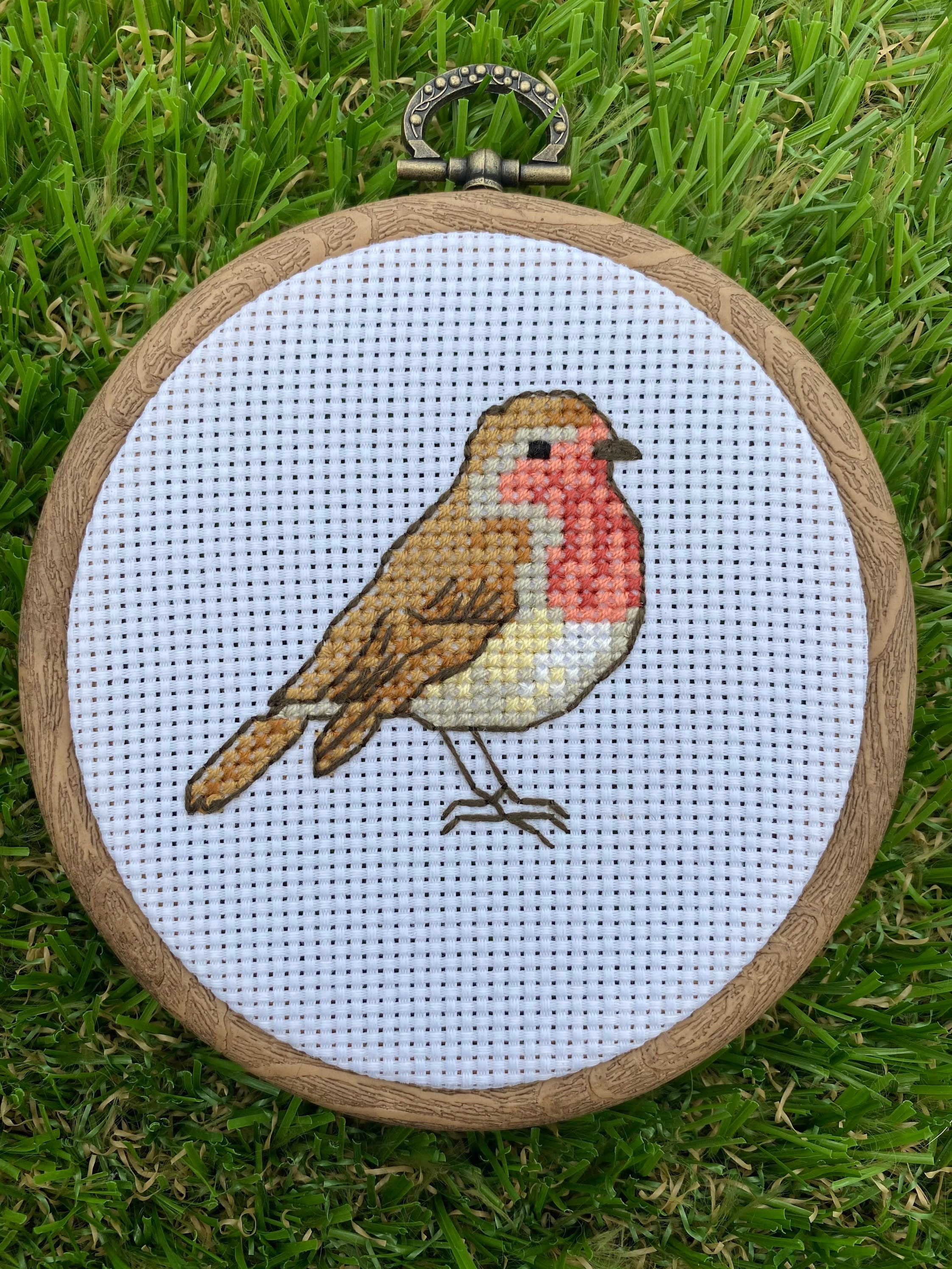 Robin Cross Stitch - Etsy
