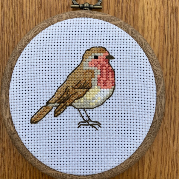 Robin Bird Cross Stitch - Etsy