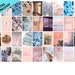 Pastel Blue VSCO Wall Collage Kit Photo Wall Aesthetic Prints College ...