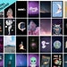 Vintage Space Cosmic VSCO Wall Collage Kit Photo Wall Aesthetic Prints ...