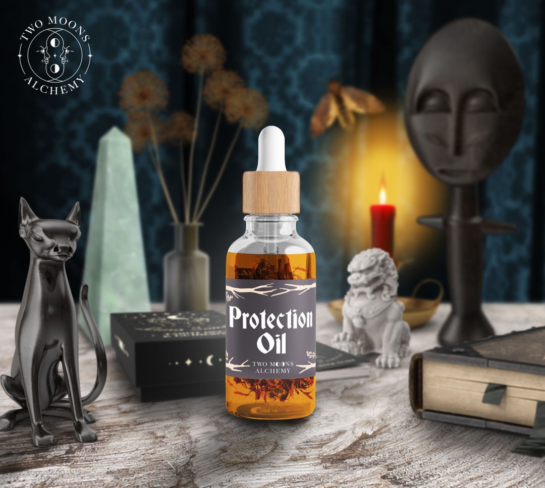 Protection Oil | Uncrossing Guarding Witchcraft Magickal Spell and ...