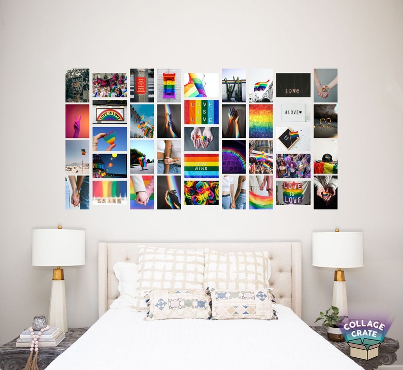 LGBT LGTBQ Pride Vsco Wall Collage Kit Photo Wall Aesthetic - Etsy