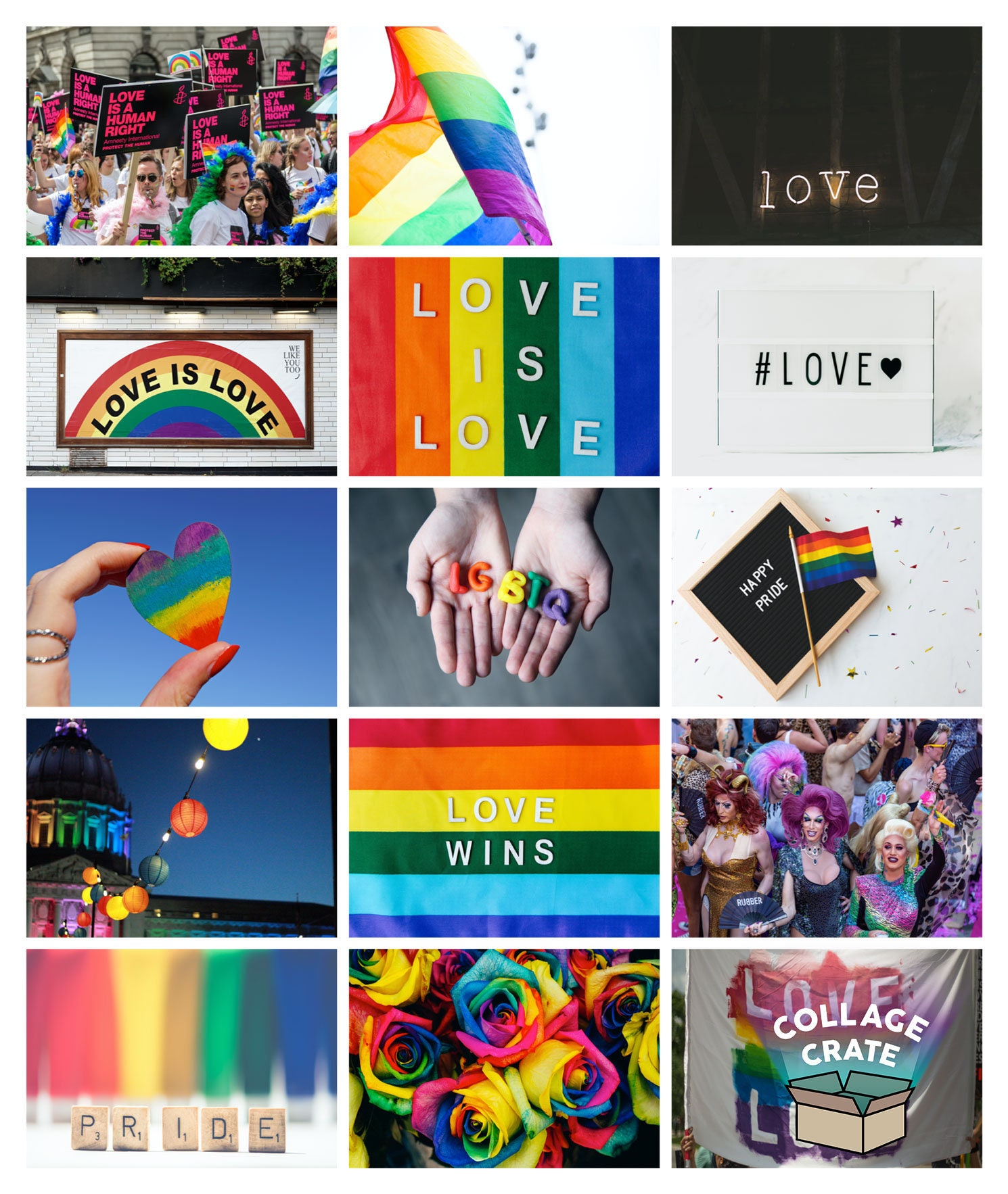 LGBT LGTBQ Pride Vsco Wall Collage Kit Photo Wall Aesthetic Prints ...