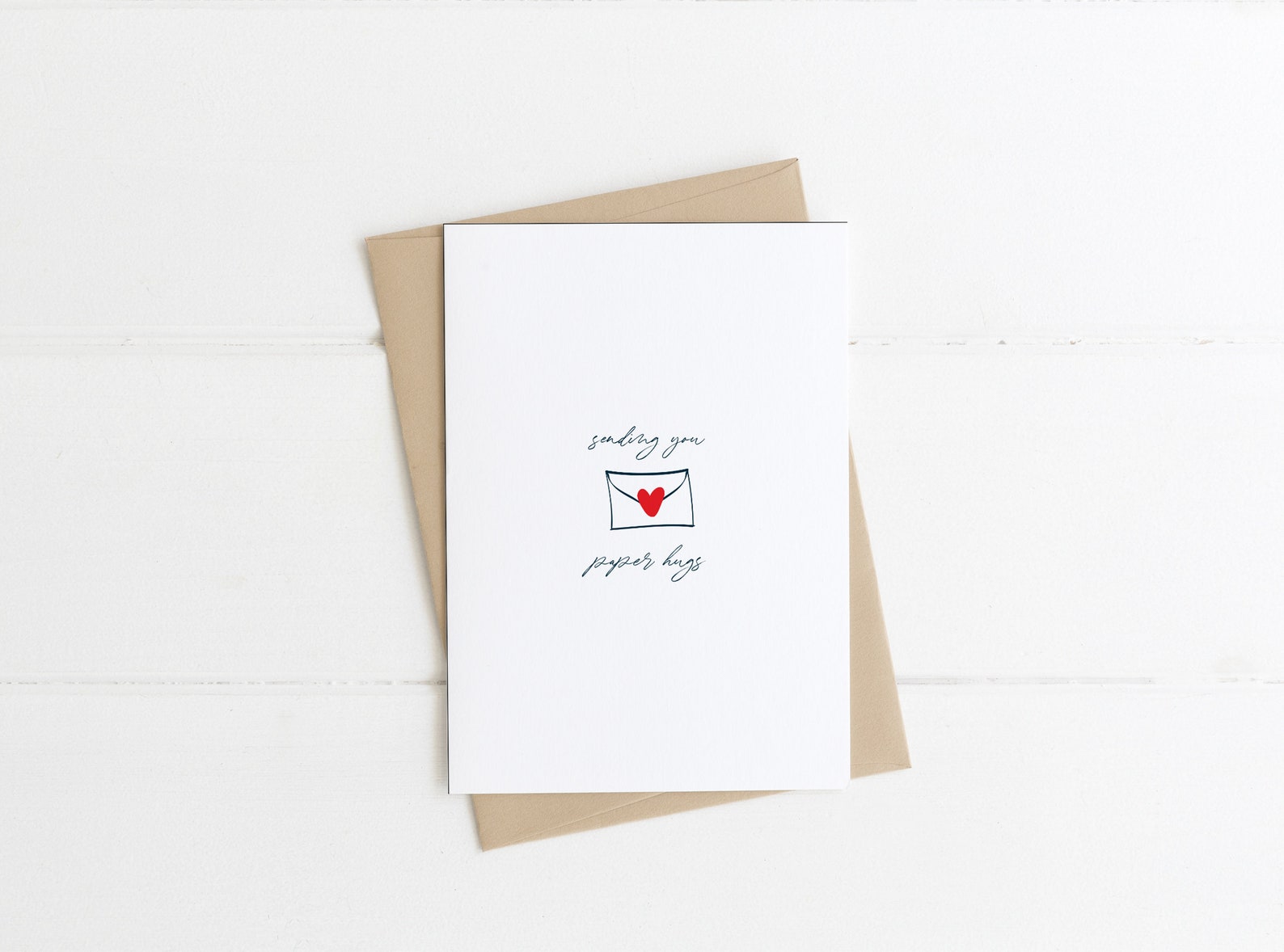 Sending You Paper Hugs, Thinking of You, Miss You Card, Best Friend ...