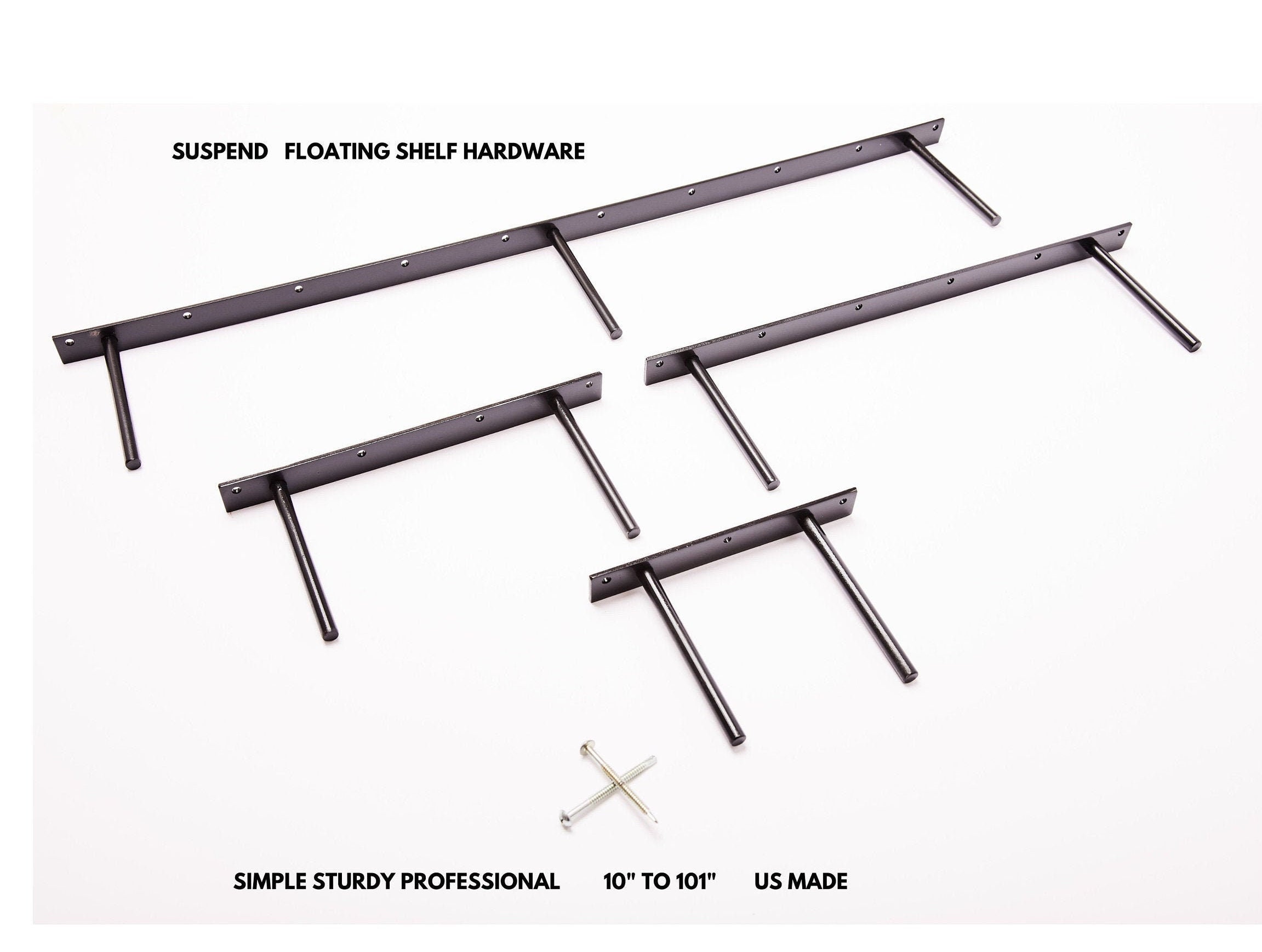 Shelf Bracket Heavy Duty Floating Shelf Hardware Concealed Shelves ...
