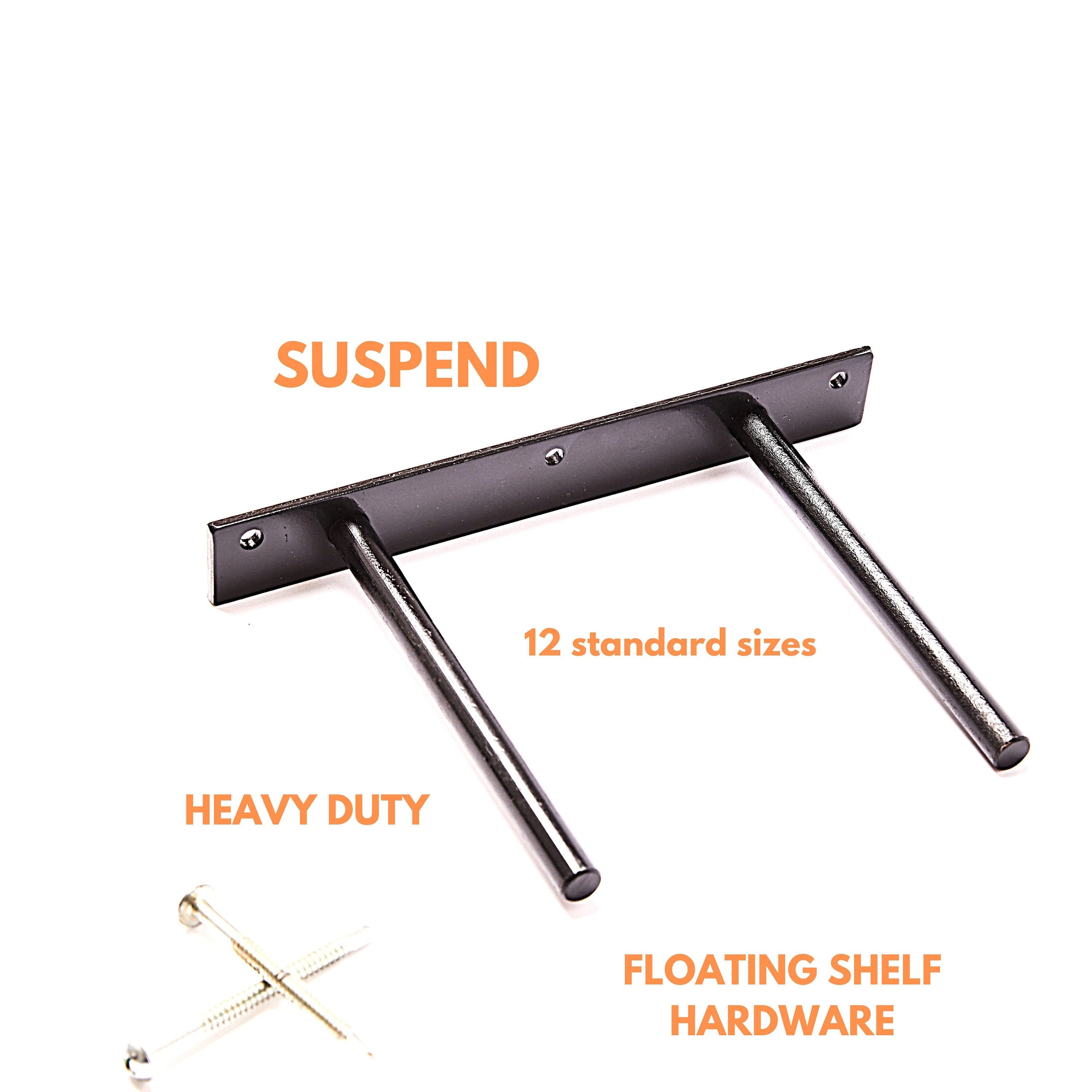 Shelf Bracket Heavy Duty Floating Shelf Hardware Concealed Shelves ...