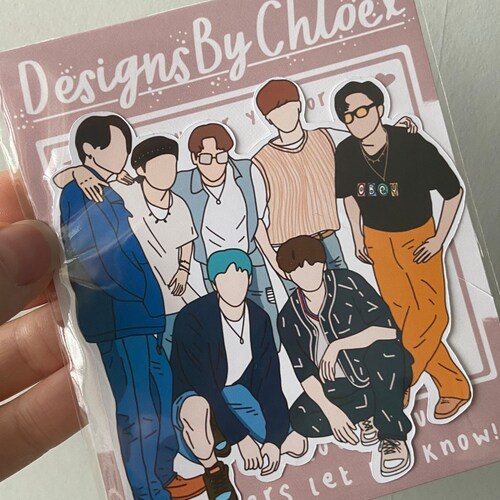 BTS Dynamite OT7 Sticker - Etsy