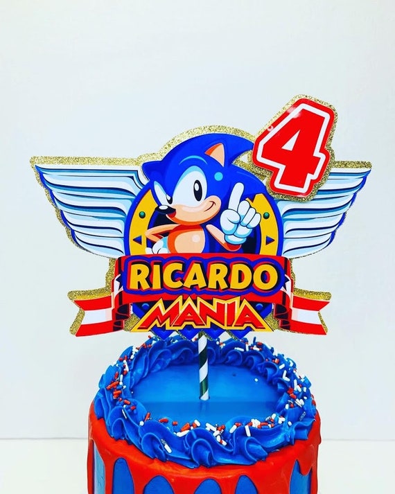 Sonic Cake Topper - Etsy