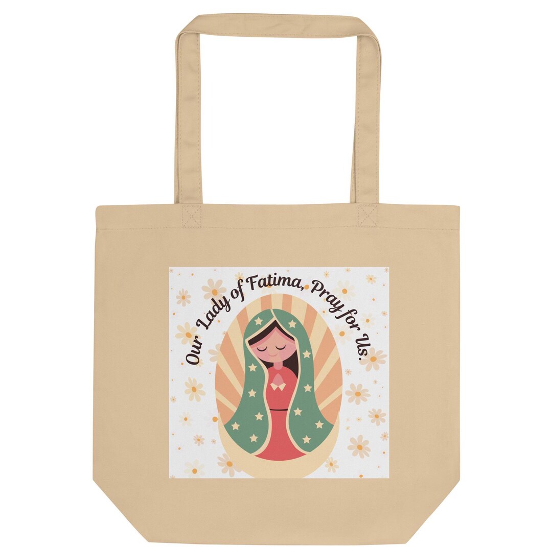 Our Lady of Fatima Tote Bag, Our Lady of Fatima Gift, Catholic Teacher ...