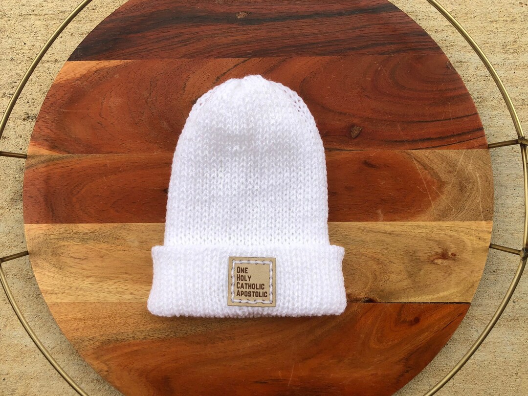 Catholic Baptism Gift, Catholic Baby Beanie, Catholic Baby Hat ...