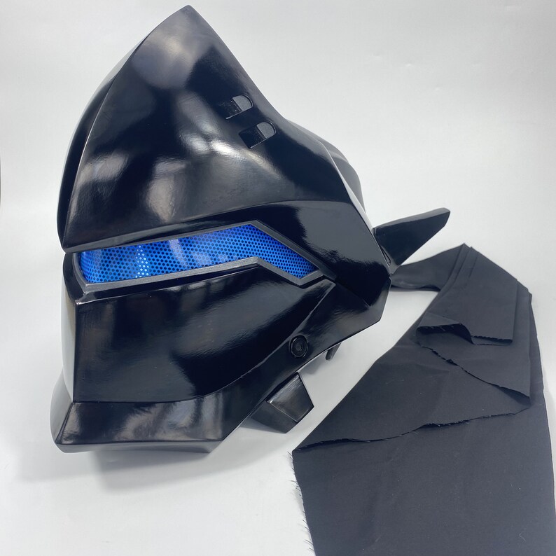 Black Genji Helmet Genji Mask Genji Cosplay Helmet Wearable - Etsy