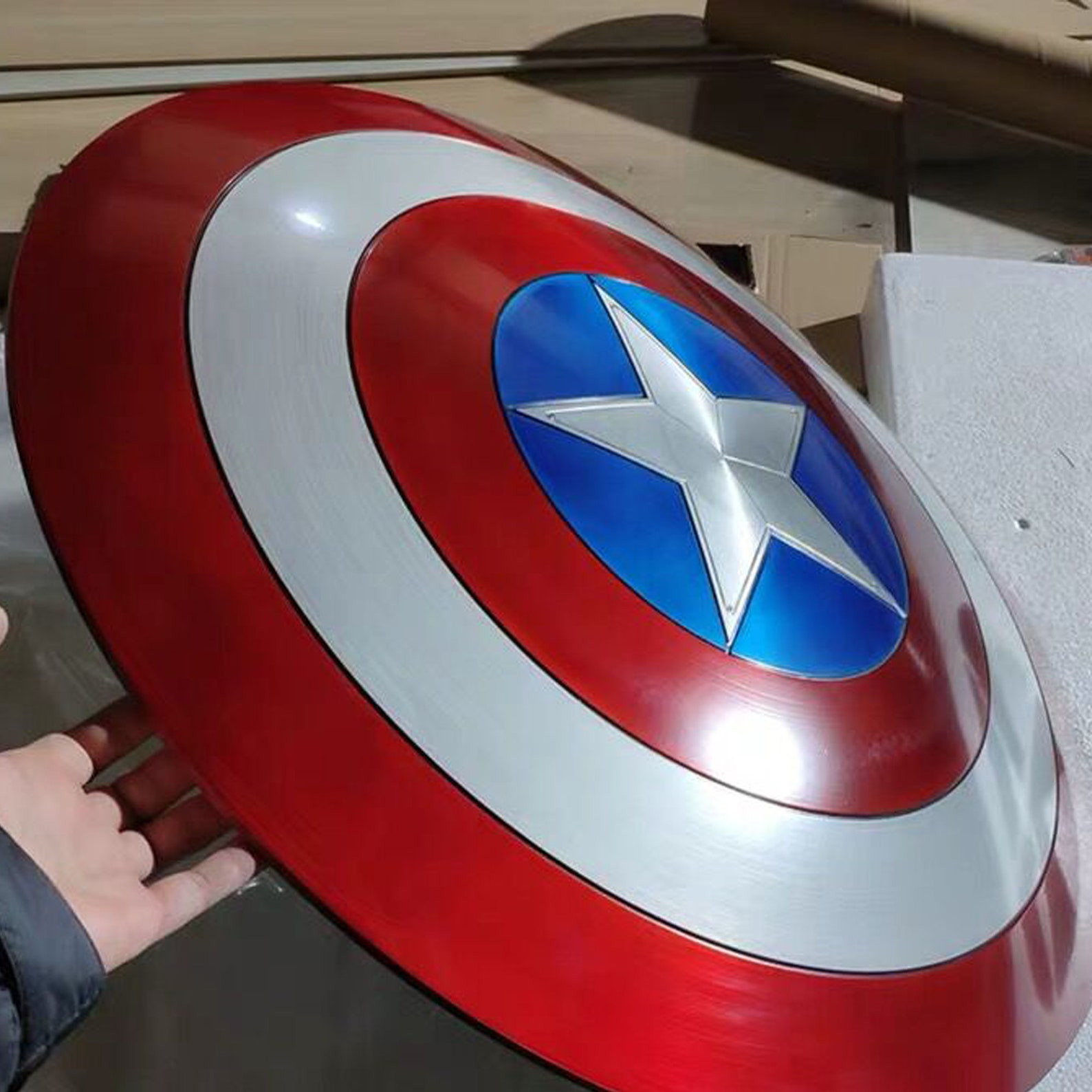 Captain America Shield Metal 1:1 Scale Props Captain Steven - Etsy