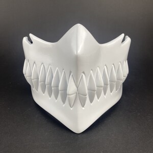 Skeleton Teeth Half Face Mask Tear Halibel Cosplay Adult Mask Halloween ...