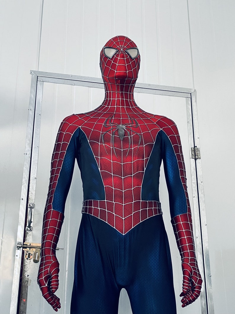Spiderman Uparaded Costume Suit Sam Raimi Spiderman Cosplay 3d Etsy