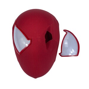 Scarlet Spiderman Mask Ben Reily Cosplay Mask Wearable Movie Prop Replica Comics Con With ...