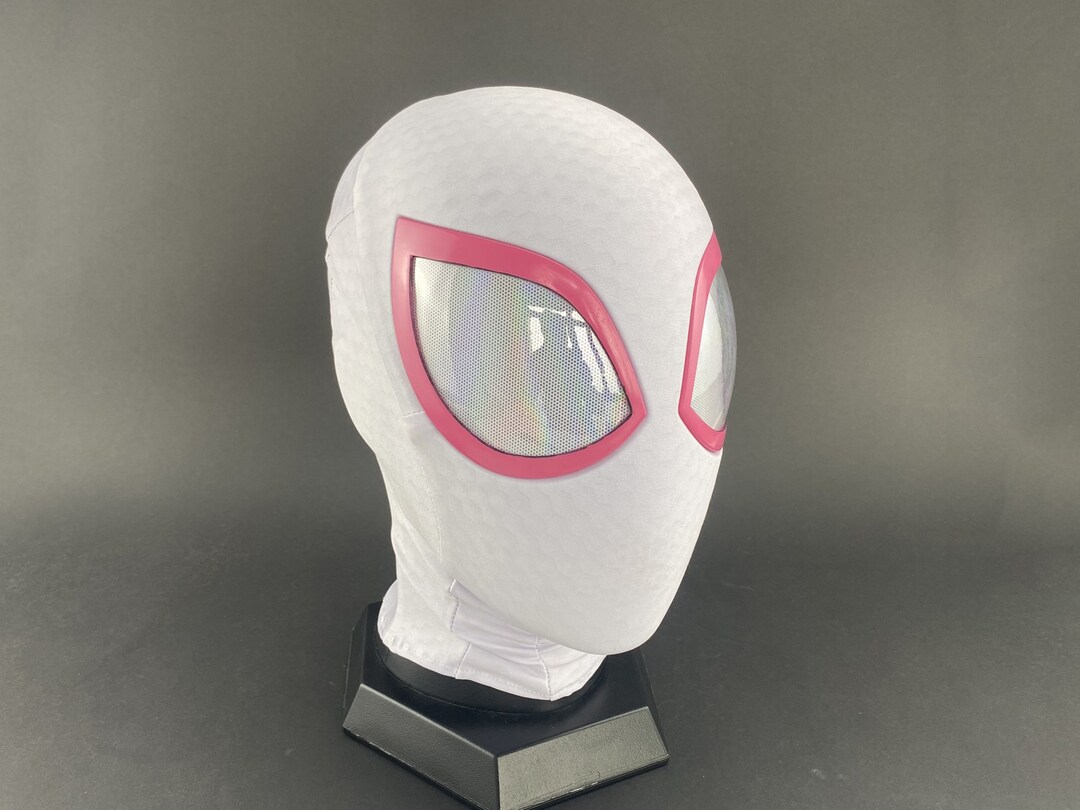 Spiderman Mask Solid Pink Frame Colorful Eyes Version Gwen Stacy ...