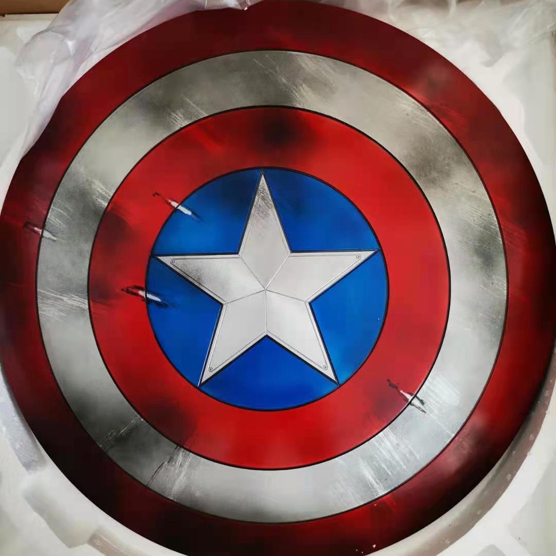 Captain America Shield Metal 1:1 Scale Props Captain Steven | Etsy