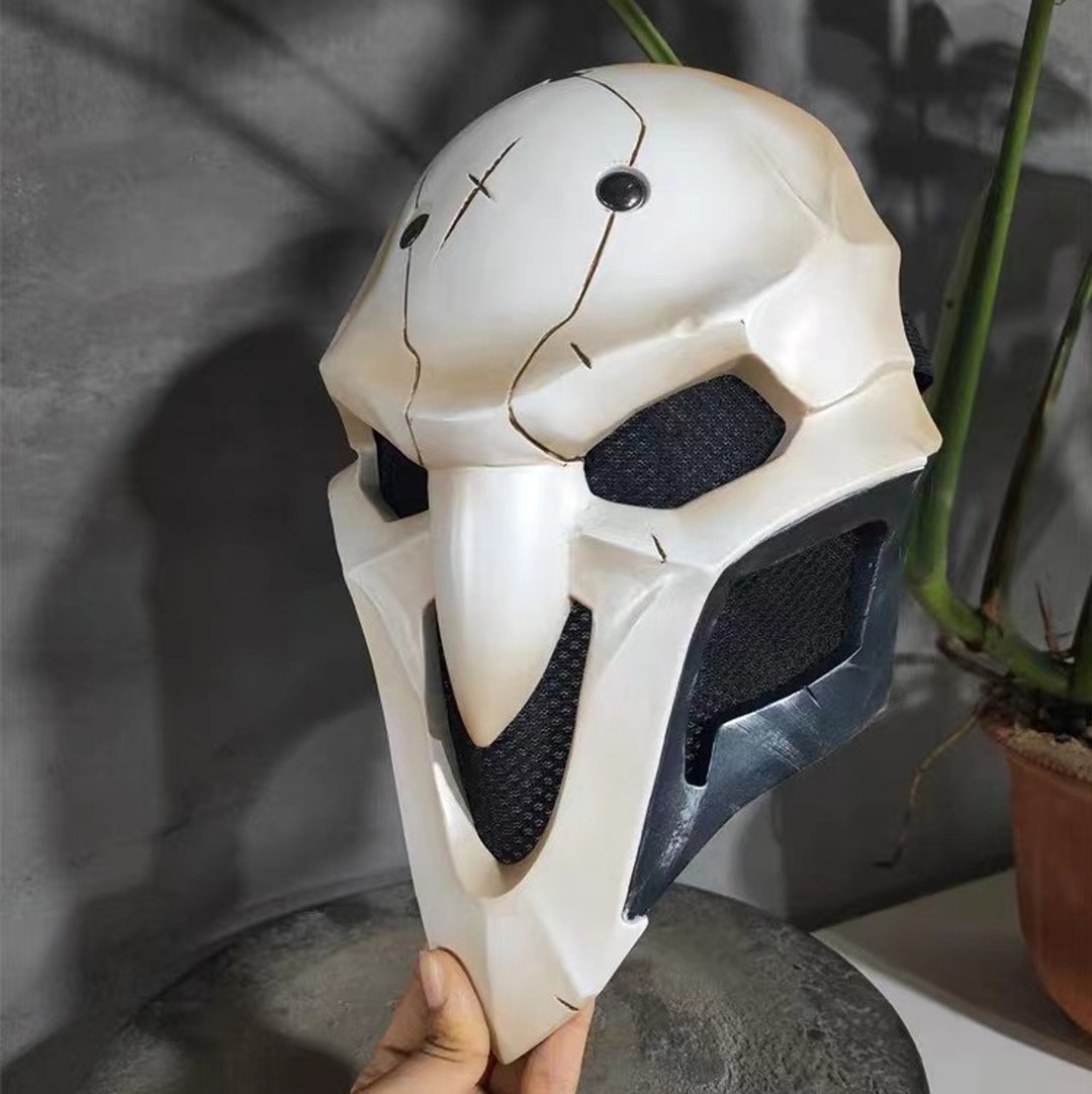 Reaper Mask Bone Texture Mask Reaper Cosplay Reaper Anime - Etsy
