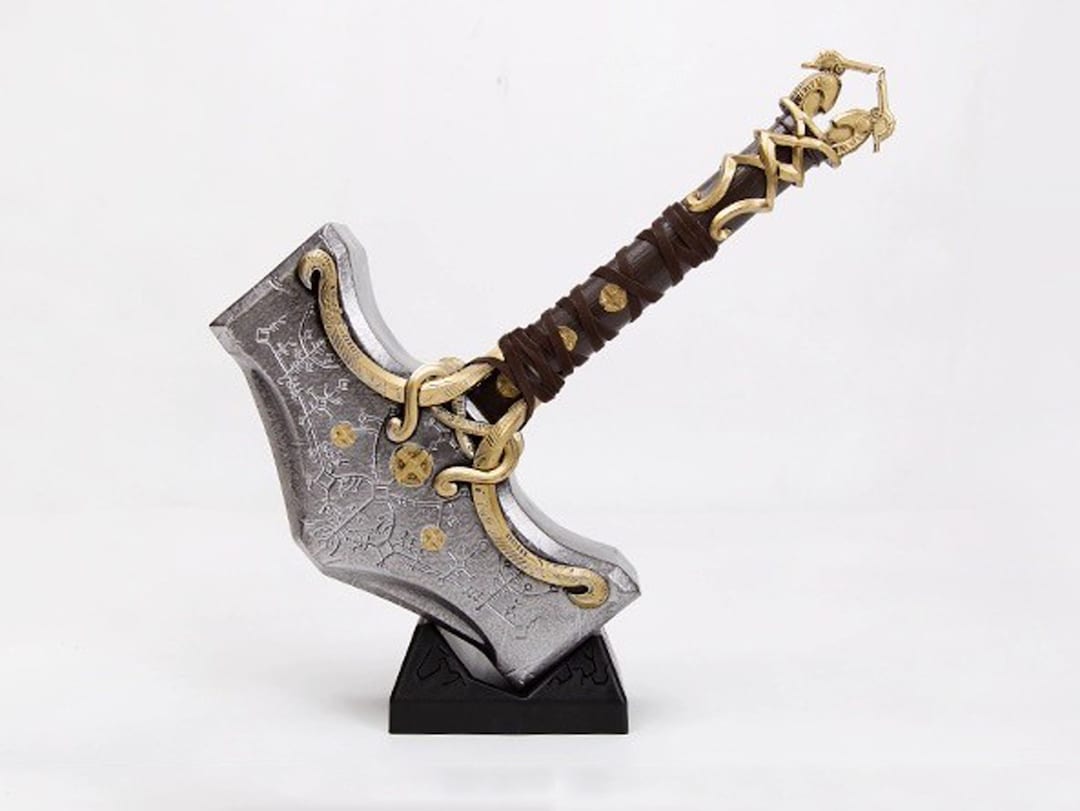 God of War Thor Mjolnir Hammer God of War Ragnarok Cosplay Weapon Prop ...