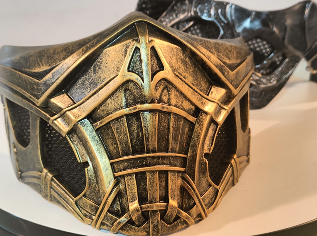 Scorpion Mask Sub Zero Face Mask Half Face Mask Mortal Kombat 2021 ...