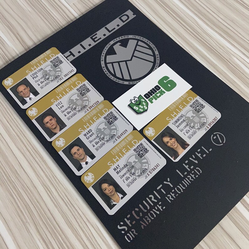 Agents File S.H.I.E.L.D. Secret File With ID Cards Paper Props - Etsy ...