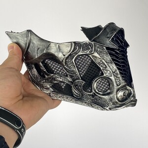 Absolute Zero Face Mask Mortal Kombat Cosplay Mask Sub Zero Mask Half ...