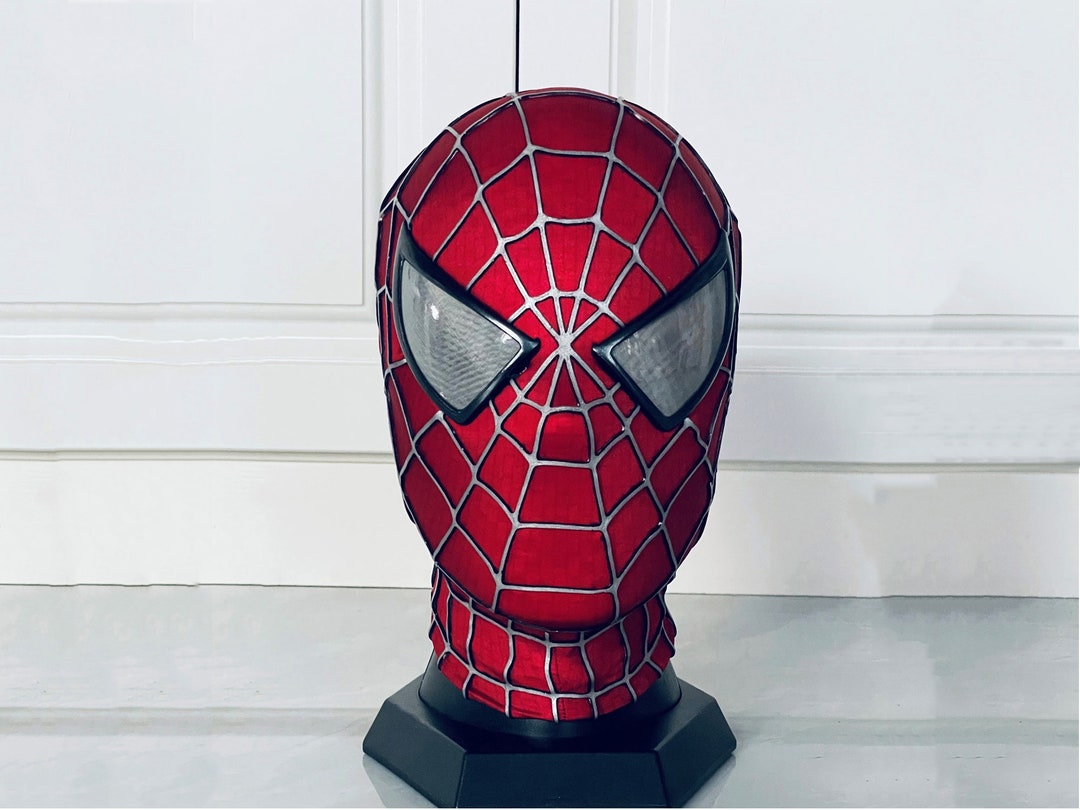 Red Sam Raimi Spiderman Mask Black Mask Cosplay Spiderman Mask - Etsy