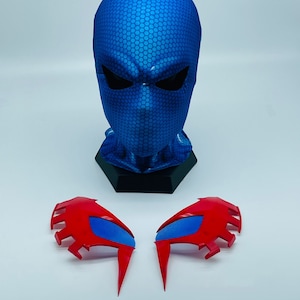 Spiderman 2099 Mask Miguel O'hara Cosplay Mask Across the Spiderverse ...