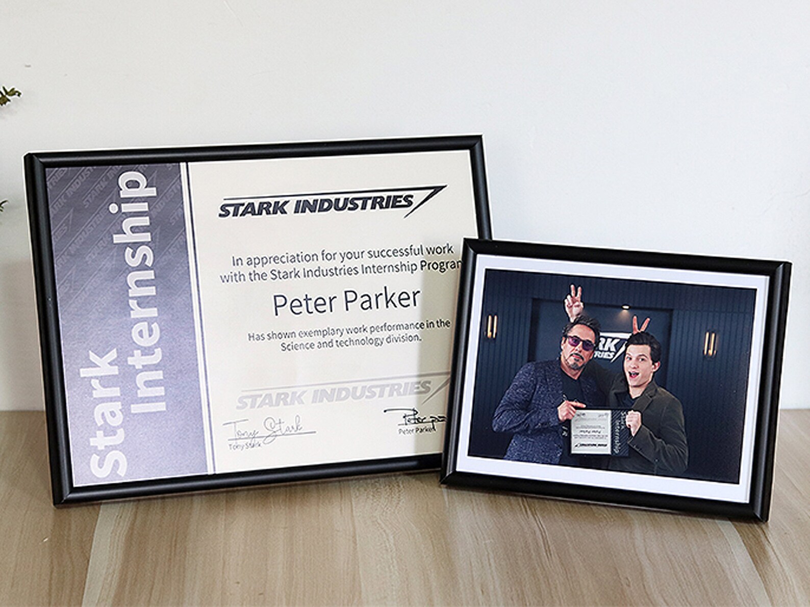Custom Stark Internship Certificate Spiderman Certificate - Etsy