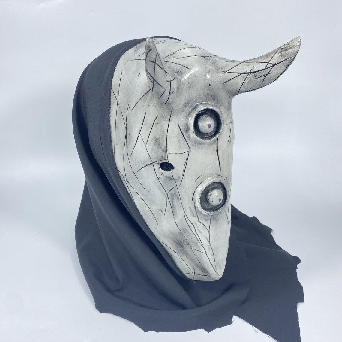 Farm Demon Mask Anime Cosplay Mask Comics Con Halloween Demon - Etsy